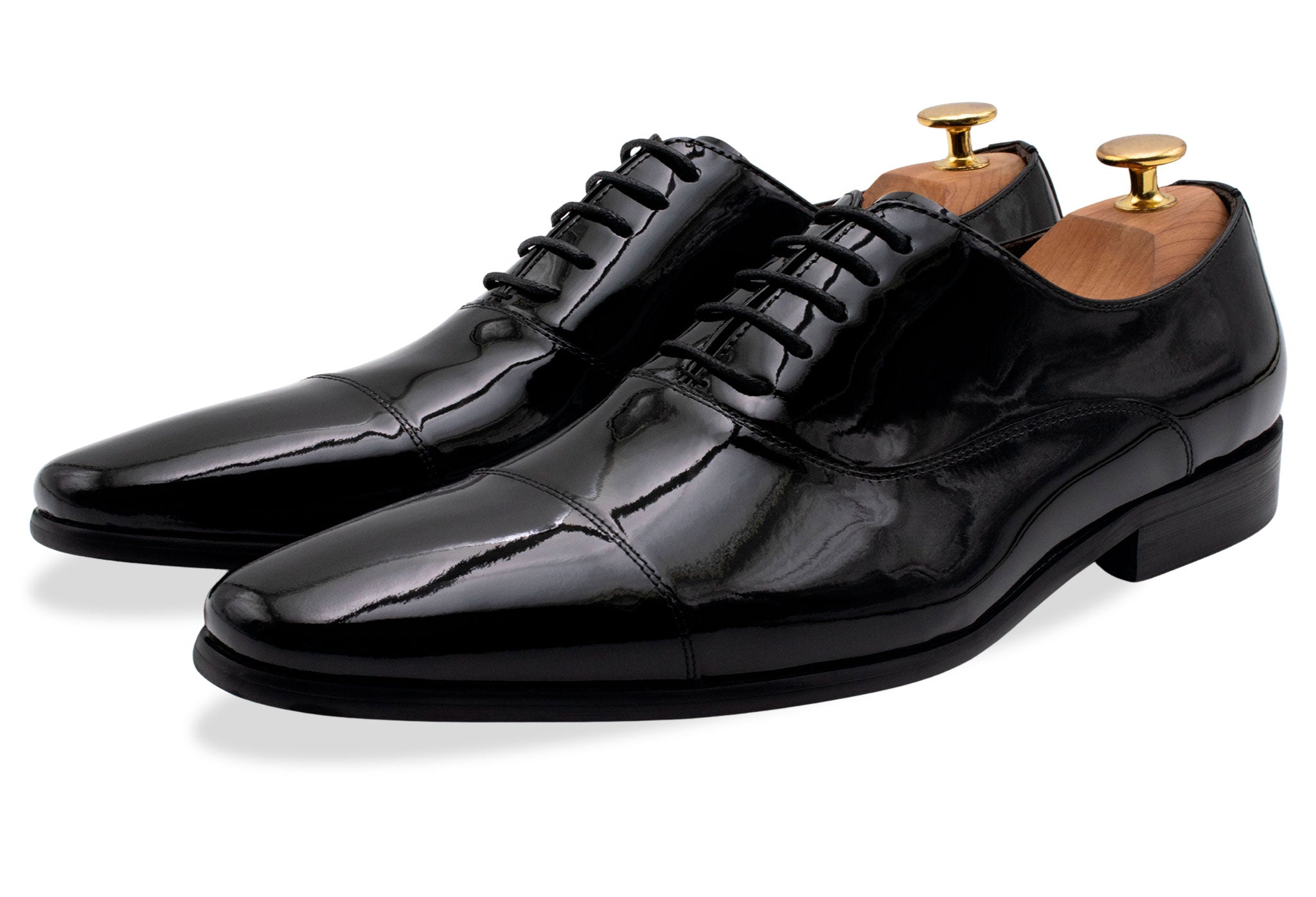 Catamarca Straight Cap Patent Oxford